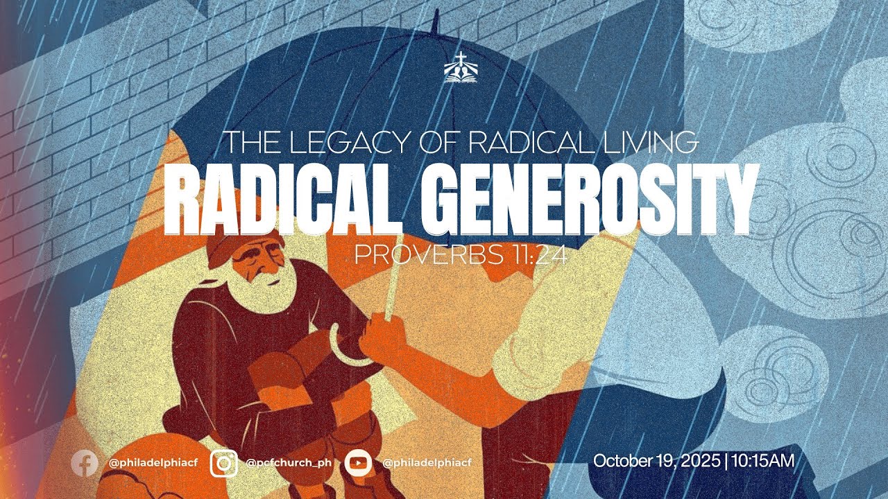 RADICAL GENEROSITY (OCTOBER 19, 2025) - YouTube