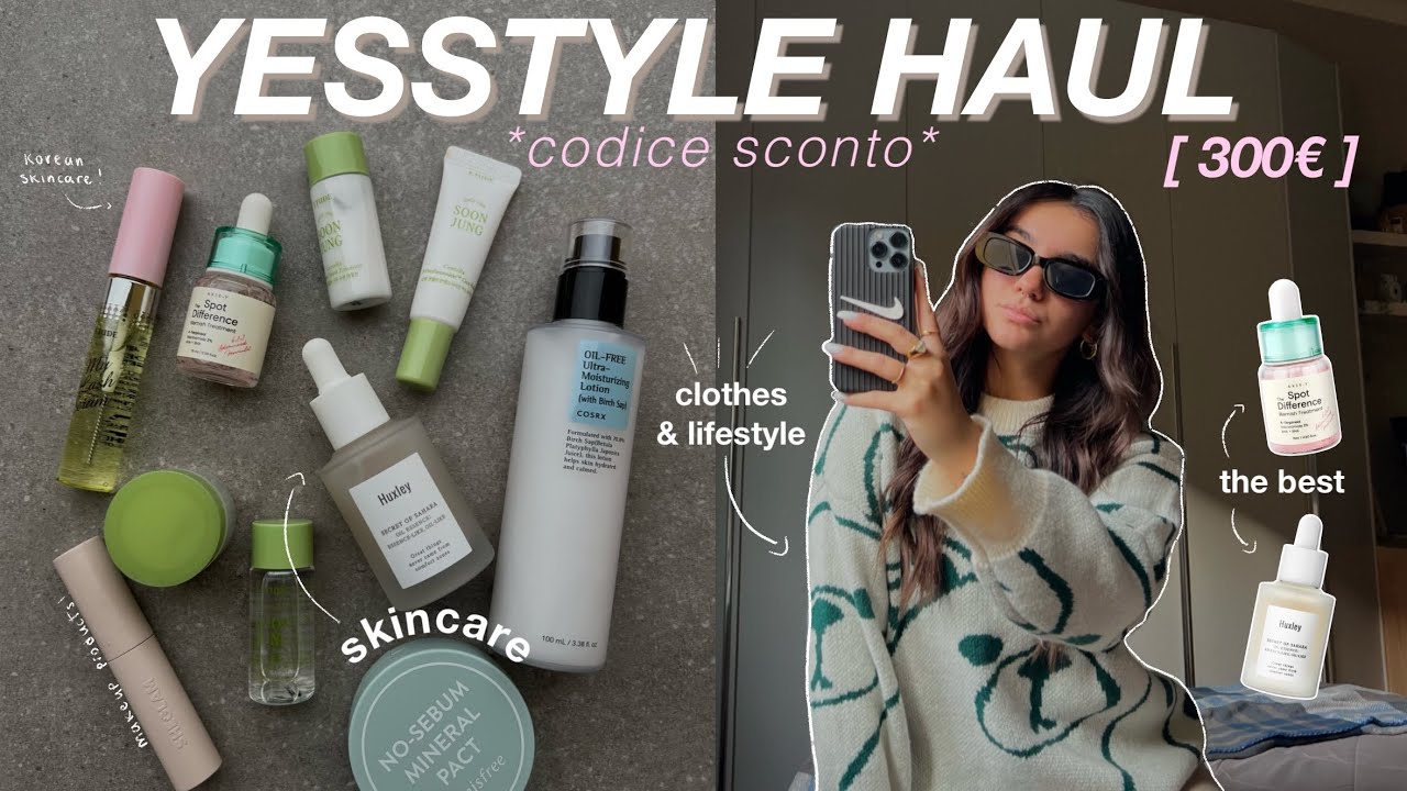MEGA YESSTYLE HAUL | skincare, makeup, clothes & more! *codice sconto ...