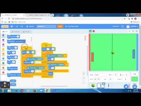 how to make table tennis game on scratch - YouTube
