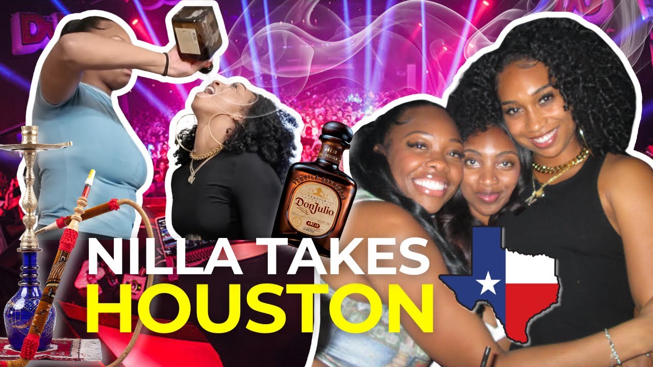 NILLA TAKES HOUSTON🤩🍾💃🏾 | I AIN'T GET NO SLEEP!!!!! 😭 - YouTube