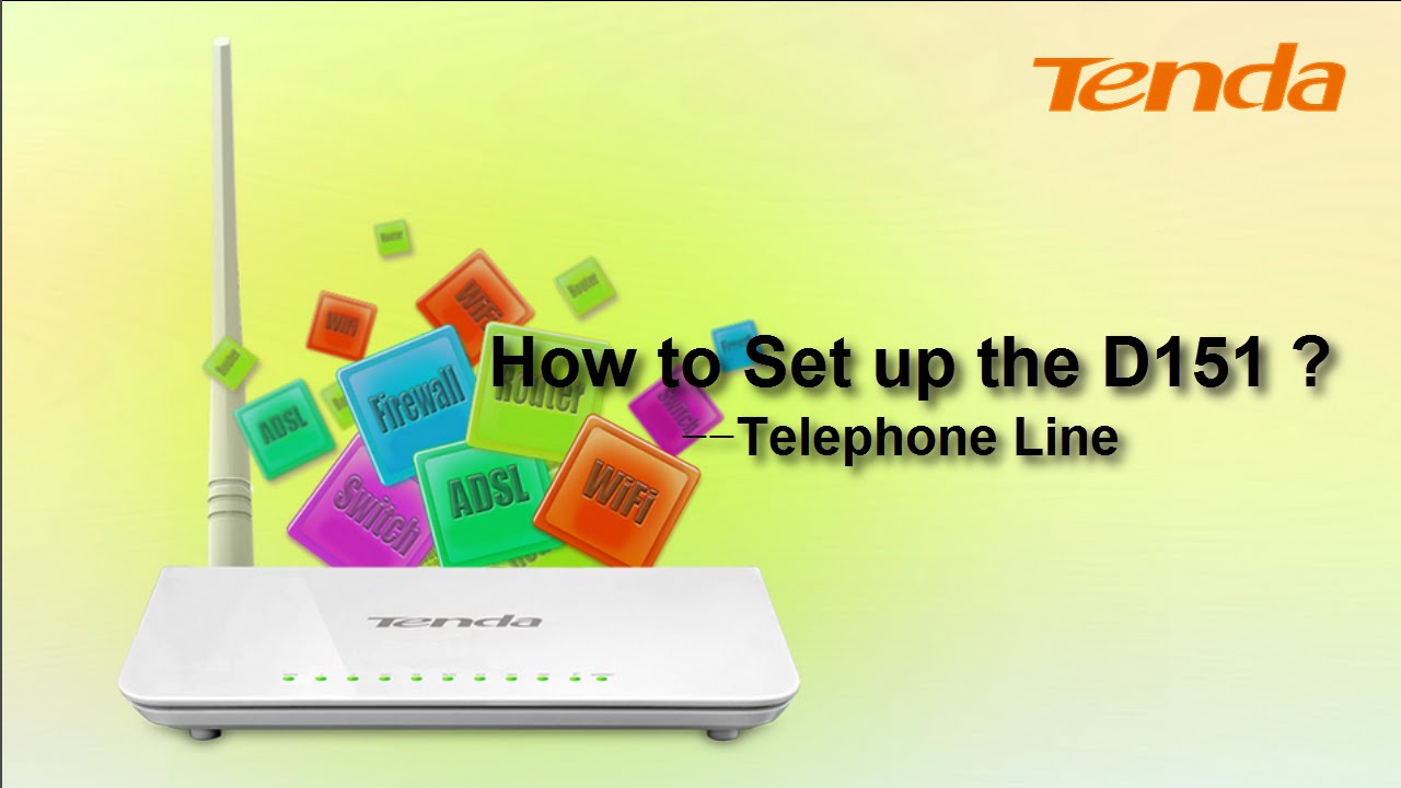 How to Set up the D151 ? - Telephone Line Connection - YouTube