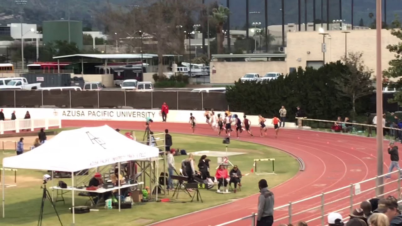 Dylan Woodward in the Invitational 800 Meter at APU Distance Meet of ...