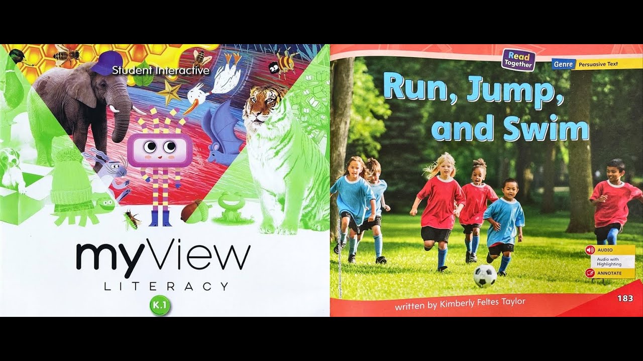 Run, Jump and Swim - myView Kindergarten, Unit 2, Week 5 - Read Along ...
