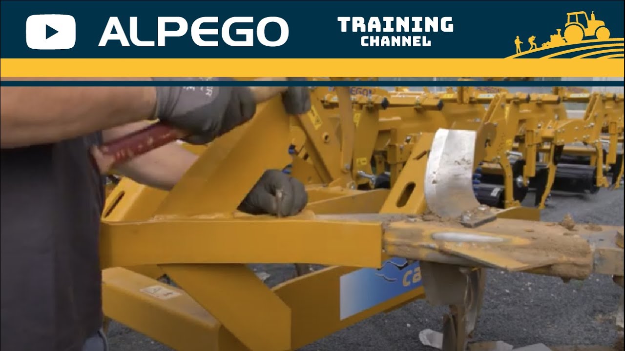 ALPEGO Subsoilers ploughshares replacement - YouTube