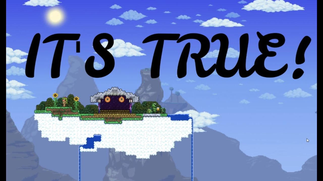 IT'S TRUE! EPISODE 1 (terraria edition) - YouTube