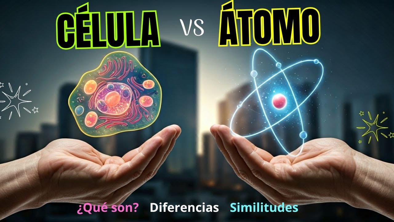 🔬🧬 Célula vs Átomo ⚛️ ¿Cuál es la Diferencia? 🤔 Química Divertida - YouTube