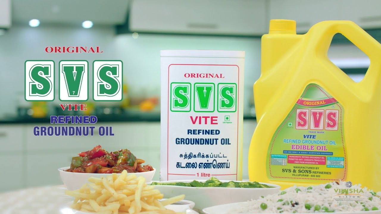 The latest TVC for our client " Original SVS vite refined groundnut oil ...