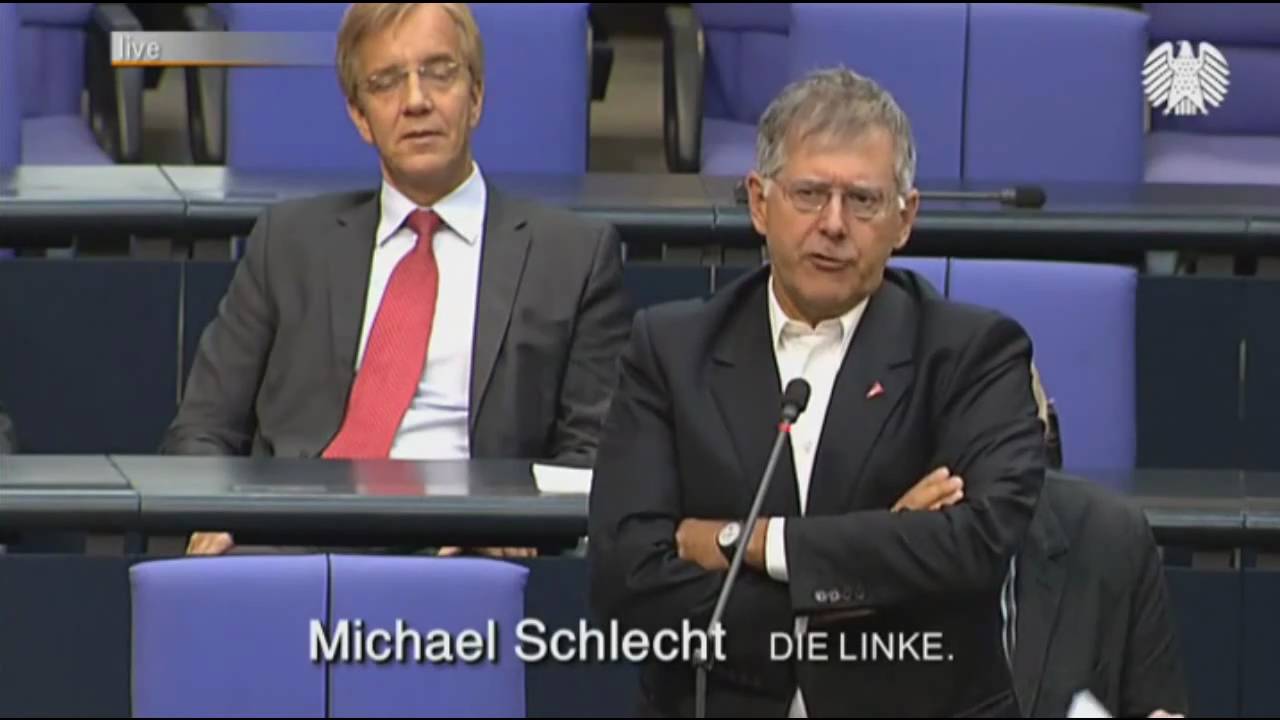 17.09.2010: Michael Schlecht (DIE LINKE) interveniert an BMin Ramsauer ...