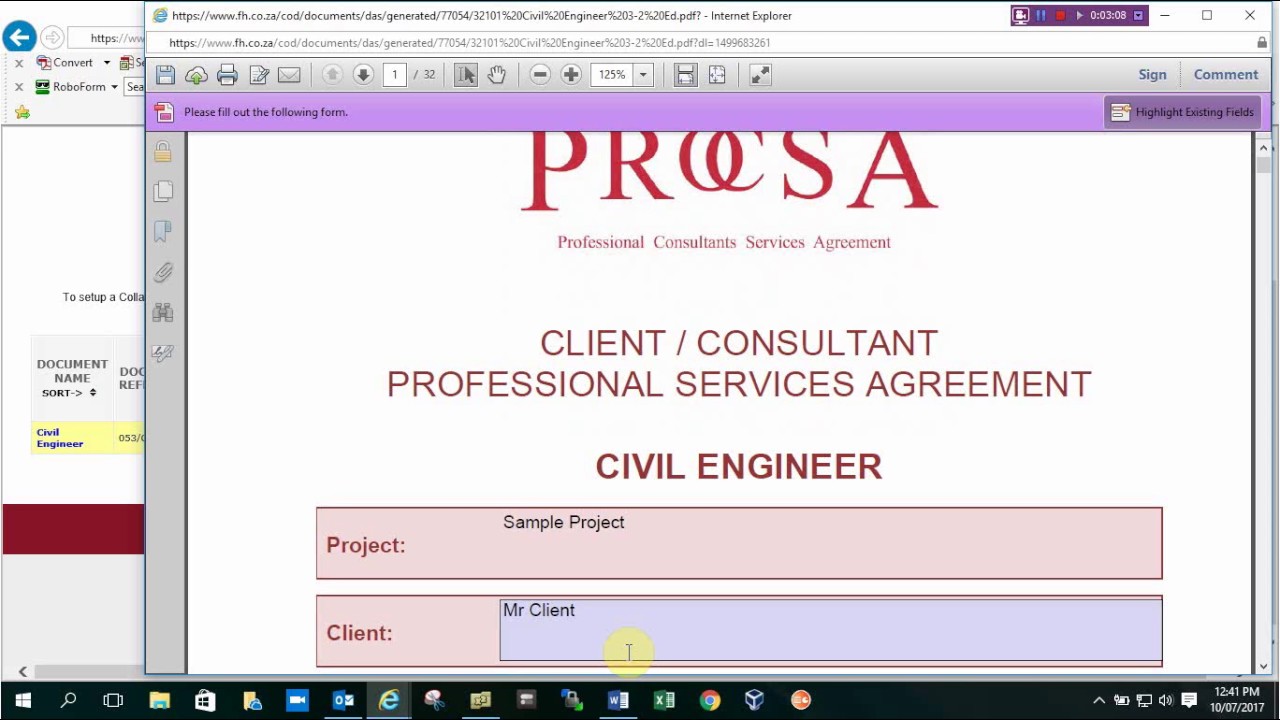 procsa new projectdoc - YouTube
