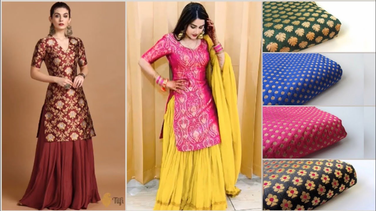 Brocade fabric dress design 2020 | Brocade dresses | Brocade fabric ...