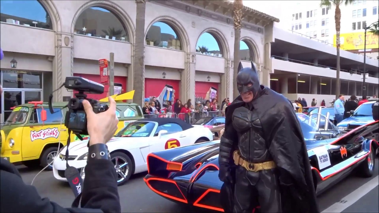 2016 Hollywood Christmas Parade, Batman, Batmobile, Green Hornet, Black ...
