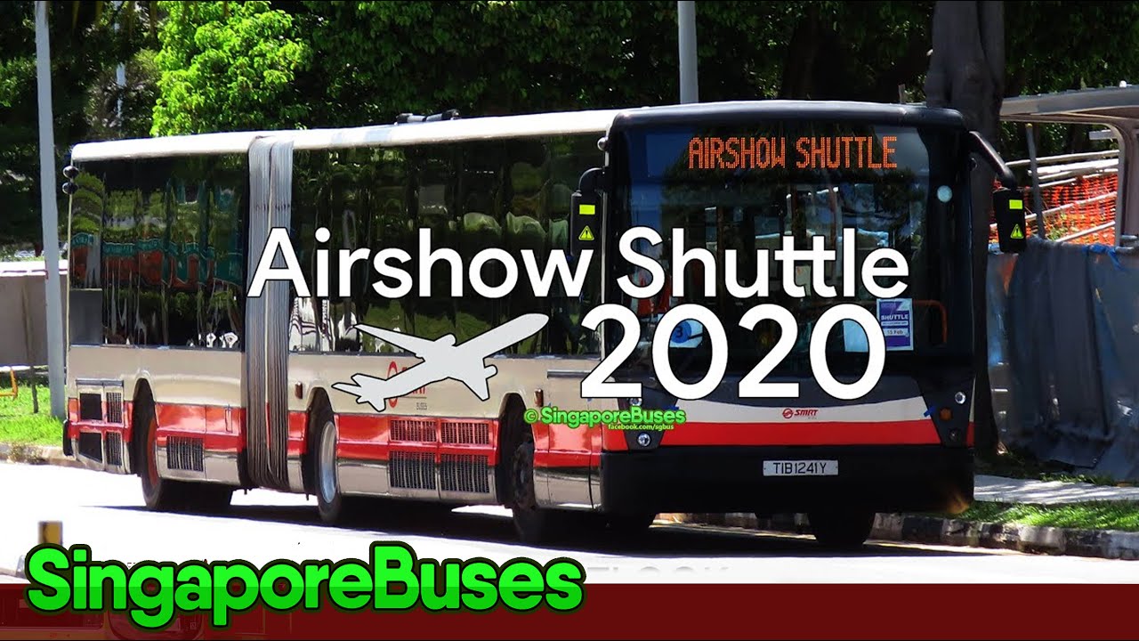 Airshow Shuttle Buses 2020 Brief Outlook (Singapore Buses) - YouTube
