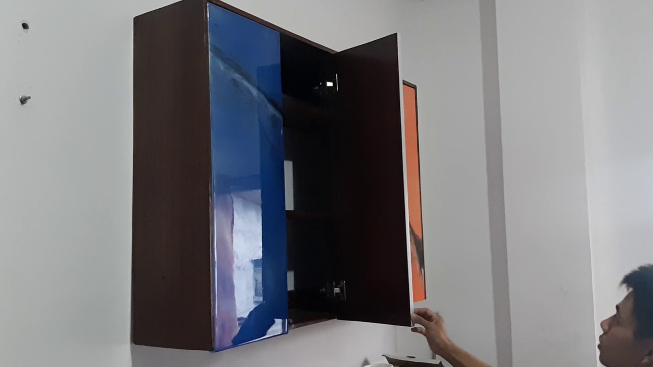 Sample cabinet doors design using metallic epoxy resin. - YouTube