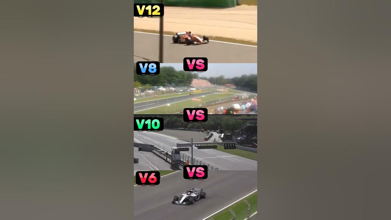 Formula 1 Sound Comparison #f1 #f1sound #v12 #v10 #v8 #v6 - YouTube