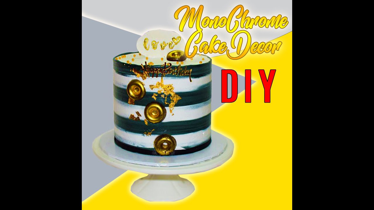 Delicious Monochrome cake Decoration Montage - YouTube