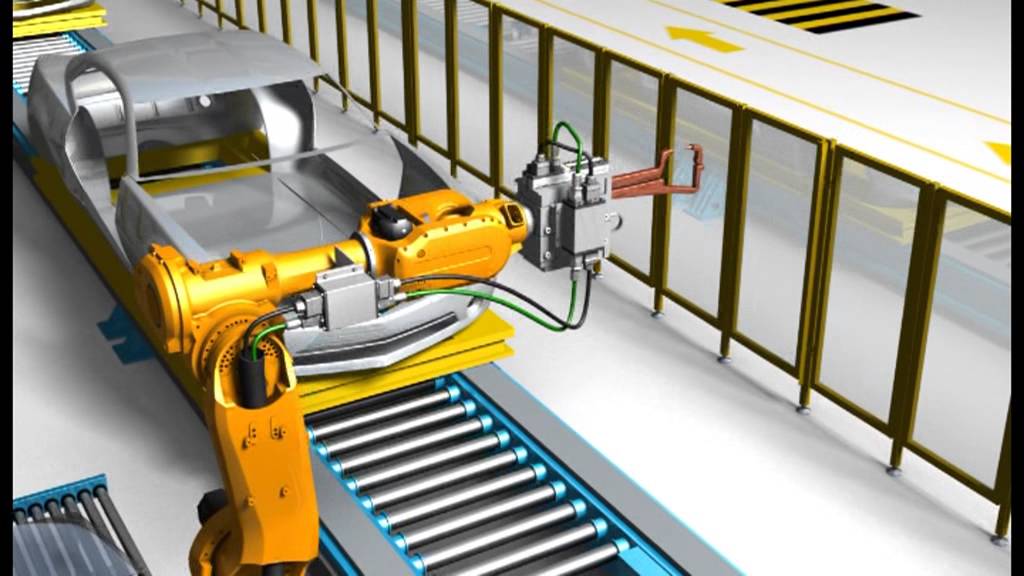 Industrial Ethernet Robot Cabling - YouTube