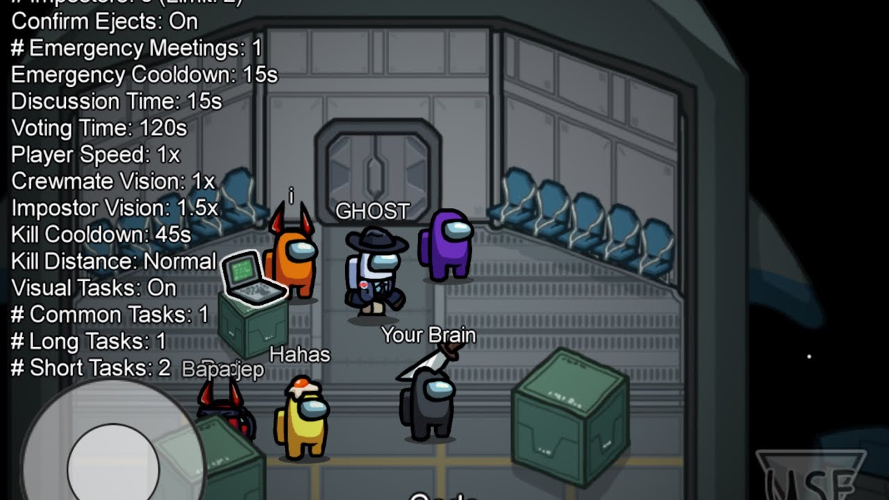 Playing among us without a nick name (Not click bait) - YouTube