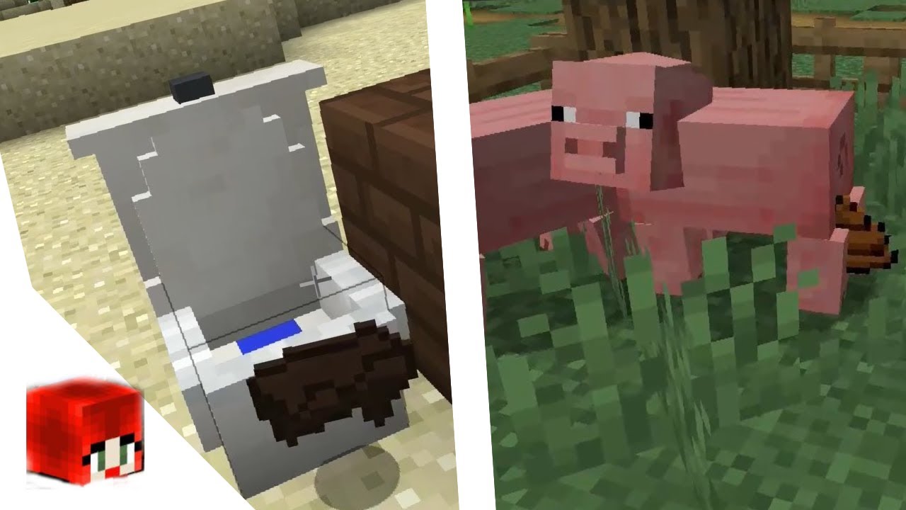 Top 8 Minecraft Poop/Bathroom Mods 💩 (Mods with Mel) - YouTube