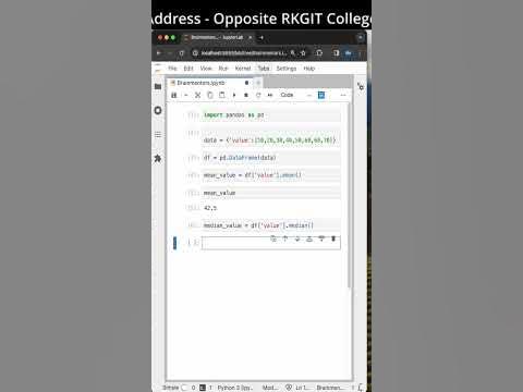 Python Tips & Tricks | Find Mean, Median and Mode using pandas | Brain ...