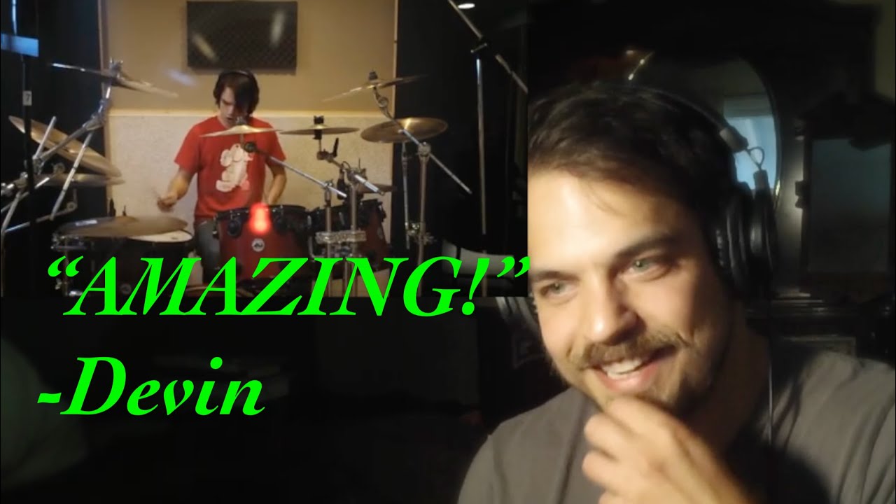 DEVIN REACTS: Myself Playing Drums - YouTube