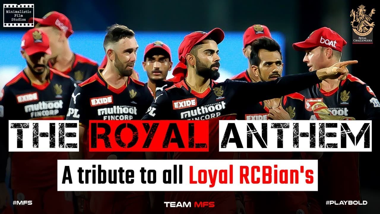 The Royal Anthem || New RCB Anthem IPL 2021 | The Final Countdown Cover ...