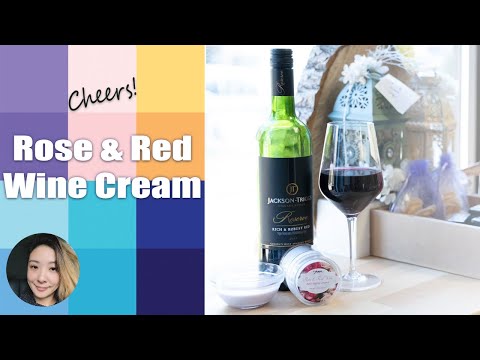 Rose and Red Wine cream #soapncrafts #cream