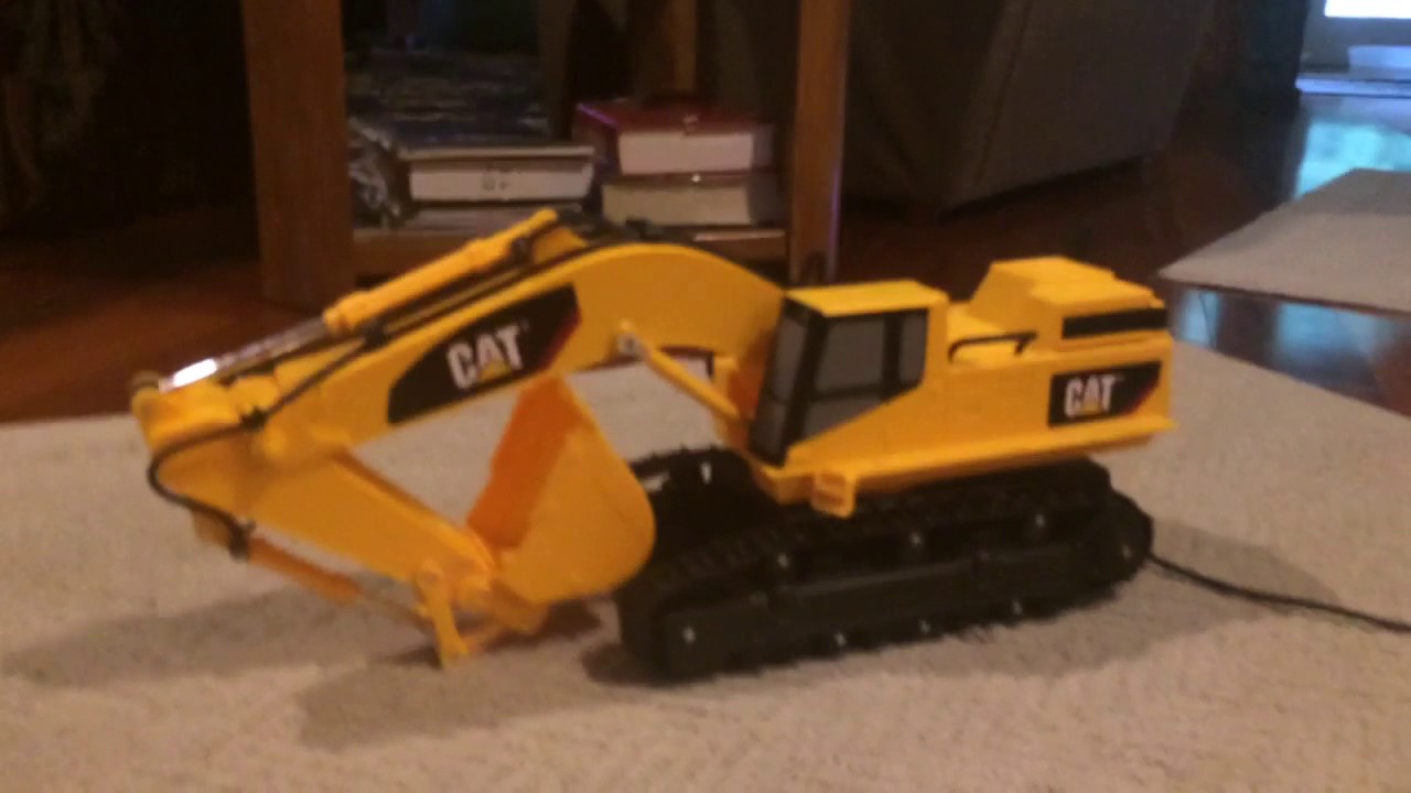 Caterpillar Excavator Remote Control - YouTube