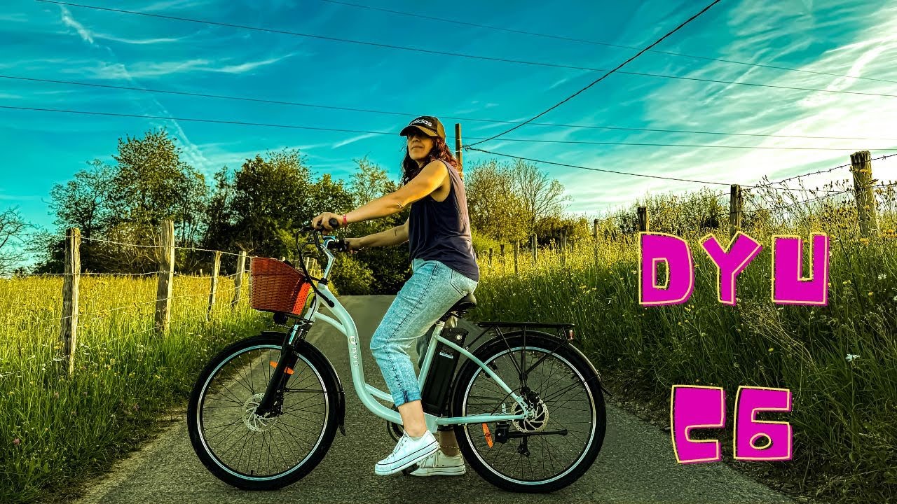 TAMARA HACE UNBOXING Y PRUEBA DE LA E-BIKE DYU C6 - YouTube