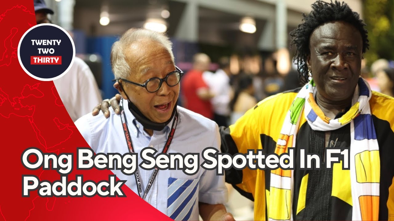 Ong Beng Seng Spotted In F1 Paddock Looking Jovial - YouTube