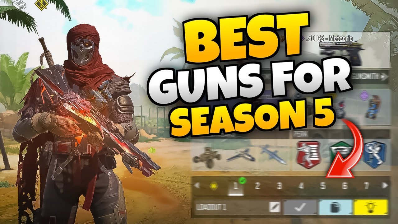 TOP 10 BEST GUNS FOR SEASON 5 IN COD Mobile | Best Gunsmith/Loadout ...