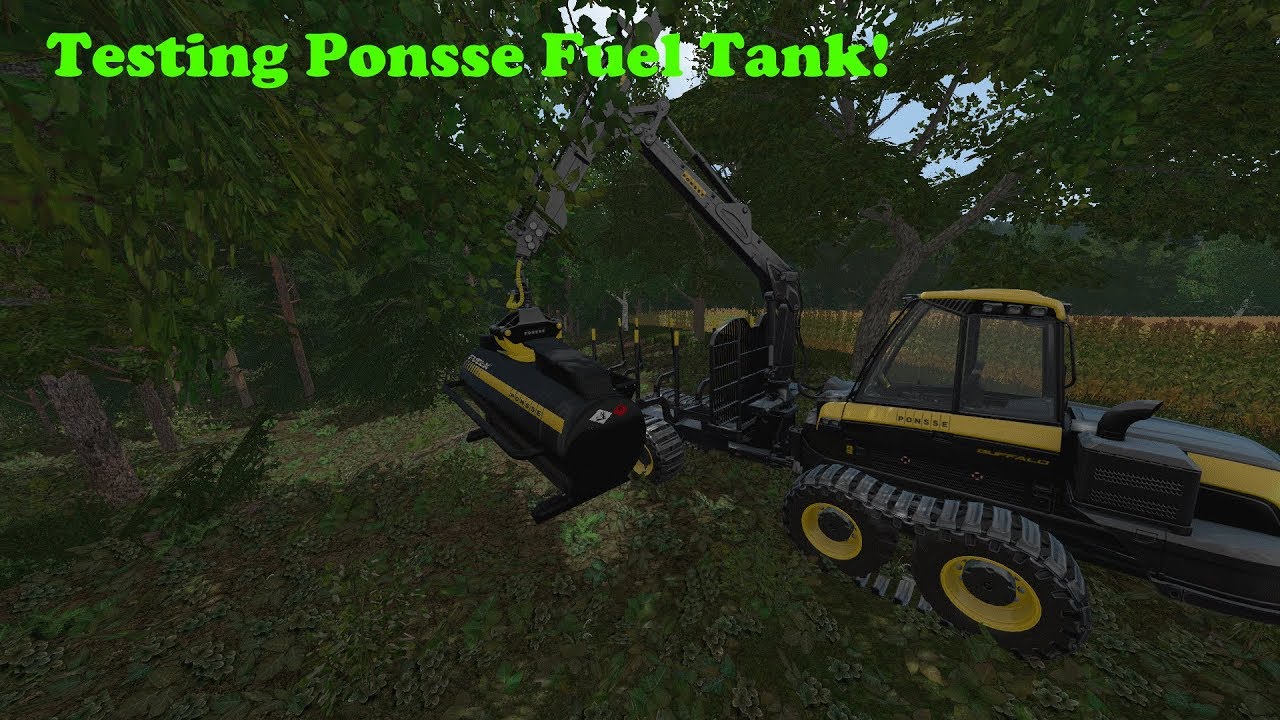 FS17 | Testing My New Mod: Ponsse Fuel Tank - YouTube