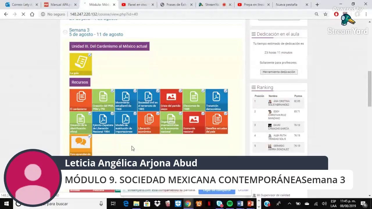 Prepa en línea SEP, módulo 9, semana 3. - YouTube