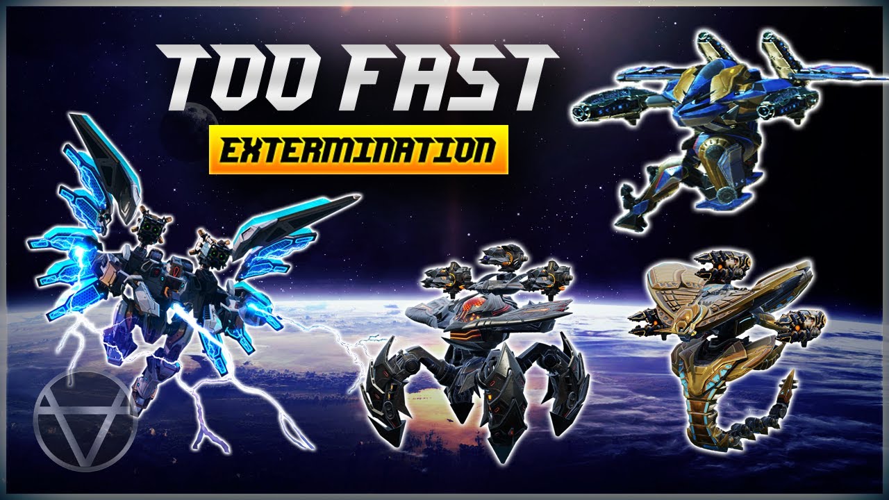 These Flying Bots Are INSANELY FAST in Extermination Mode! 🚀 | War ...