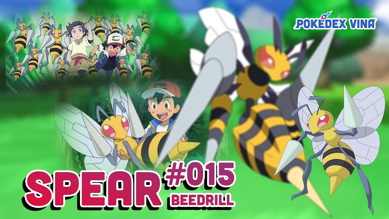 Pokédex Vina | #015 - Spear (Beedrill) - YouTube