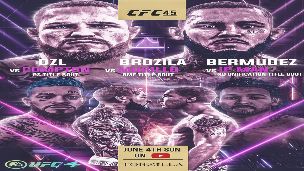 CFC 45 - DZL Vs Compton (Main Card) - YouTube