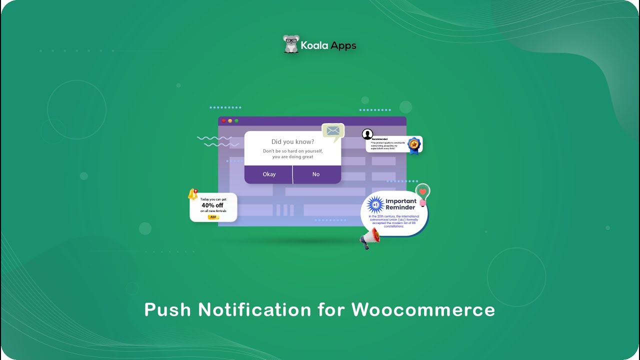 Push Notifications For WooCommerce - KoalaApps - YouTube
