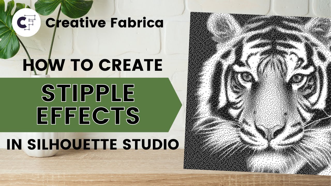 How to Create Stipple Designs in Silhouette Studio - YouTube