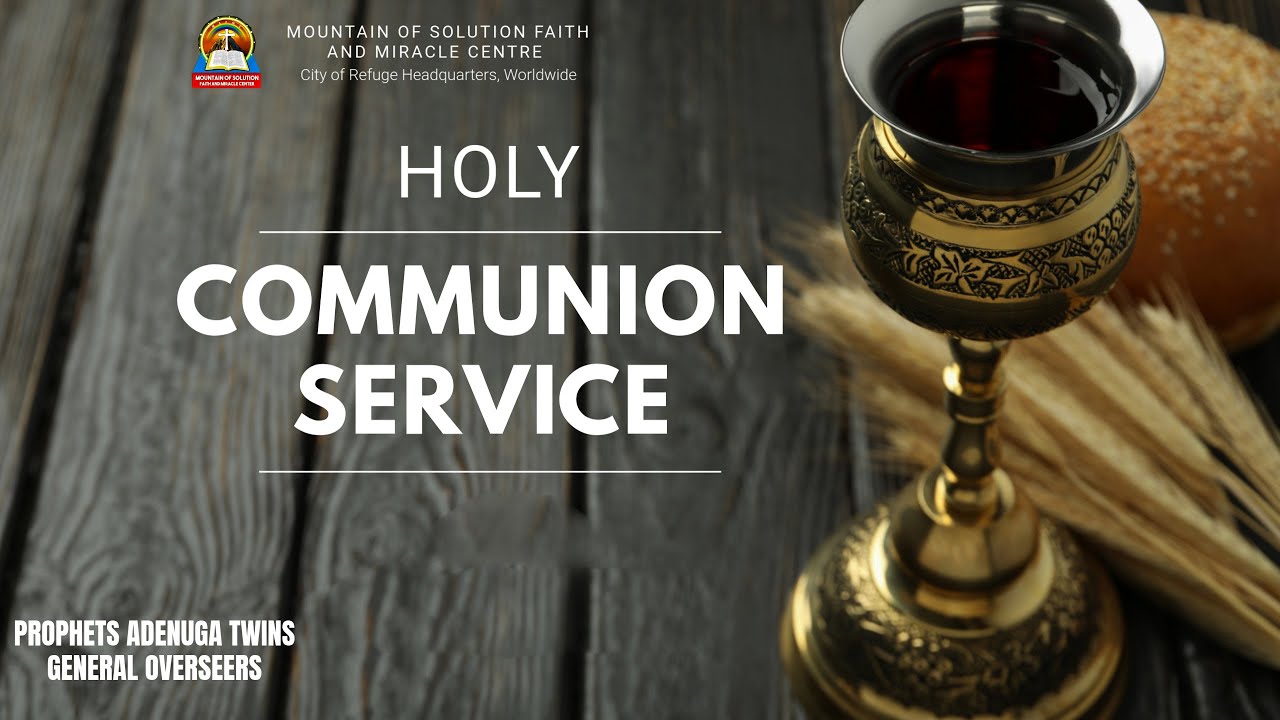 THE HOLY COMMUNION SERVICE 2ND NOVEMBER, 2025 - YouTube