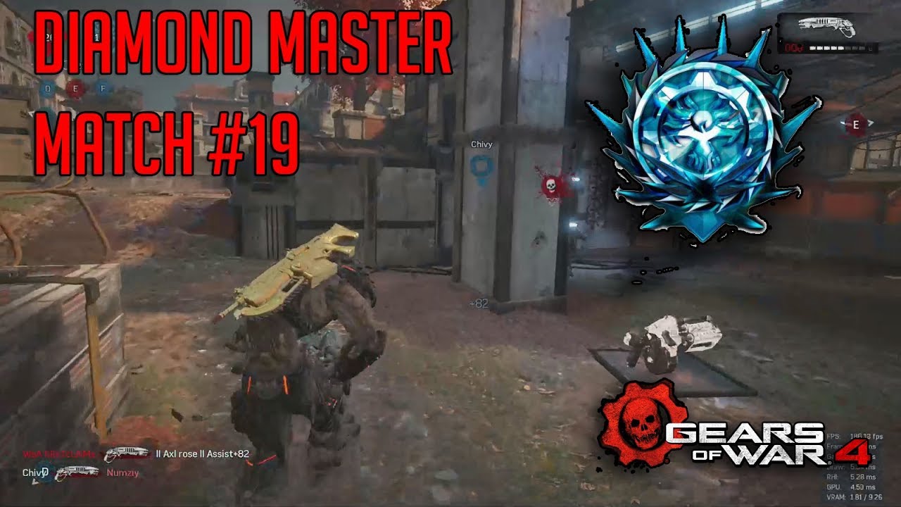 Ranked Diamond Master Escalation Match #19 | Gears Of War 4 Multiplayer ...