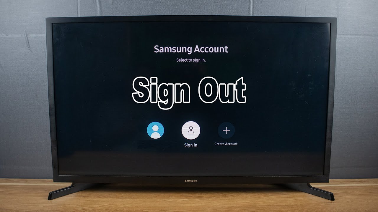 How to Sign Out SAMSUNG Account on SAMSUNG Smart TV - YouTube
