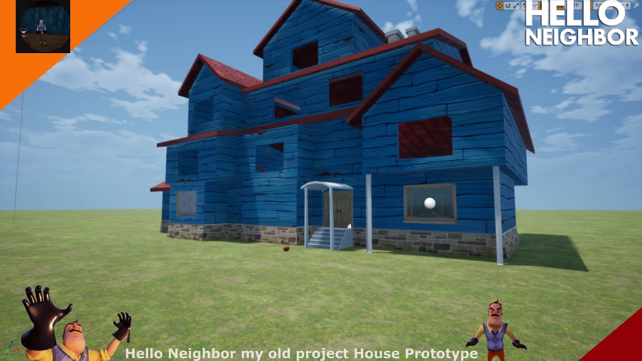 Hello Neighbor Old Fan Project House Prototype Gameplay - YouTube