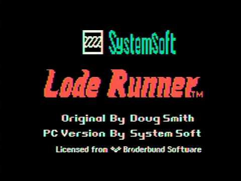 Lode Runner (for PC-6001/PC-6601/PC-6001mkⅡ) retro pc game 1984 - YouTube