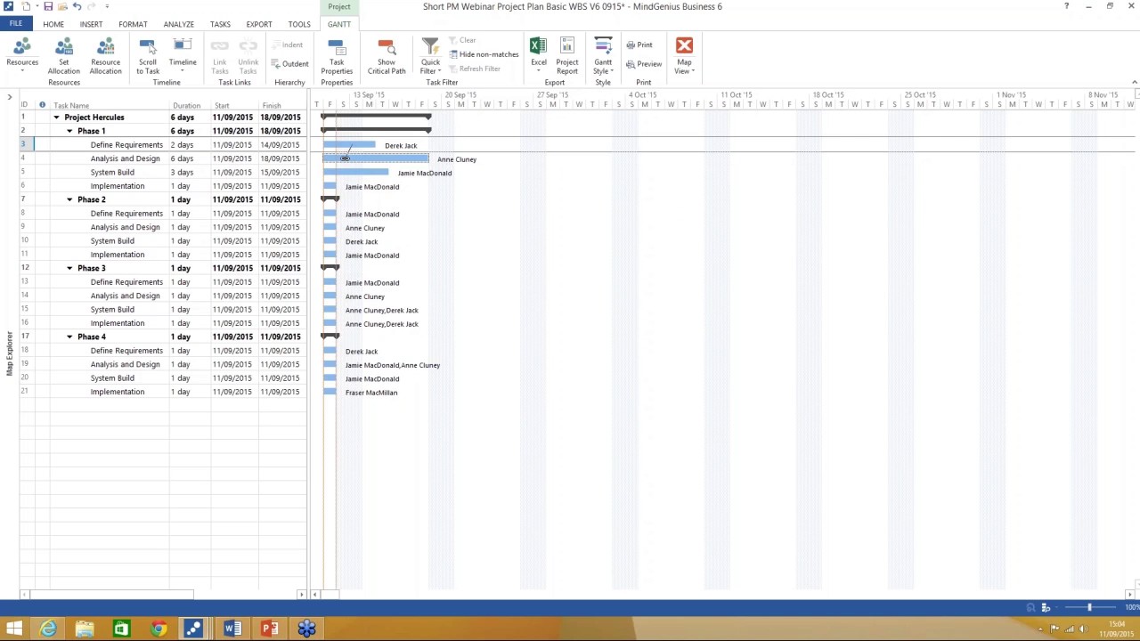 MindGenius for Managing Projects - YouTube