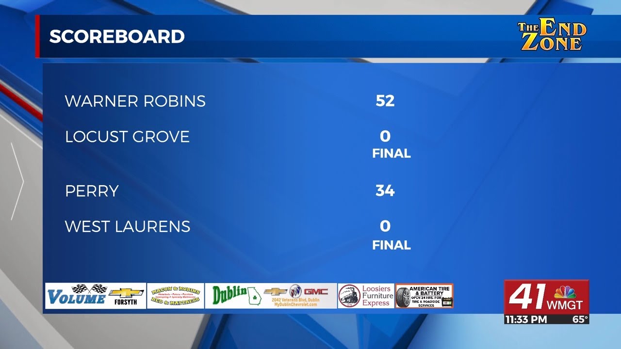 THE END ZONE SCOREBOARD: Scores from Week 12 of high school football ...