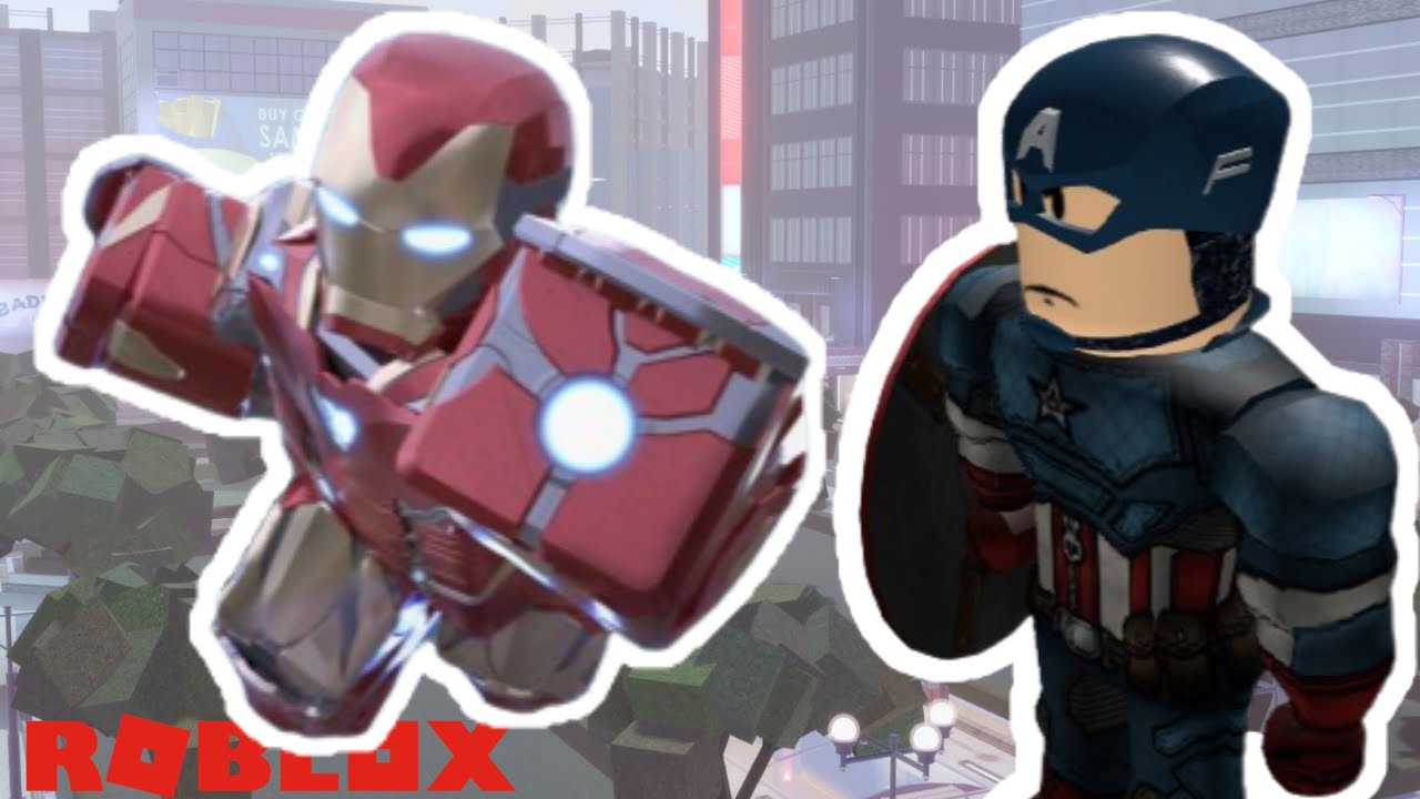 MARVEL SUPERHERO BATTLE ON ROBLOX #ironman #marvel - YouTube