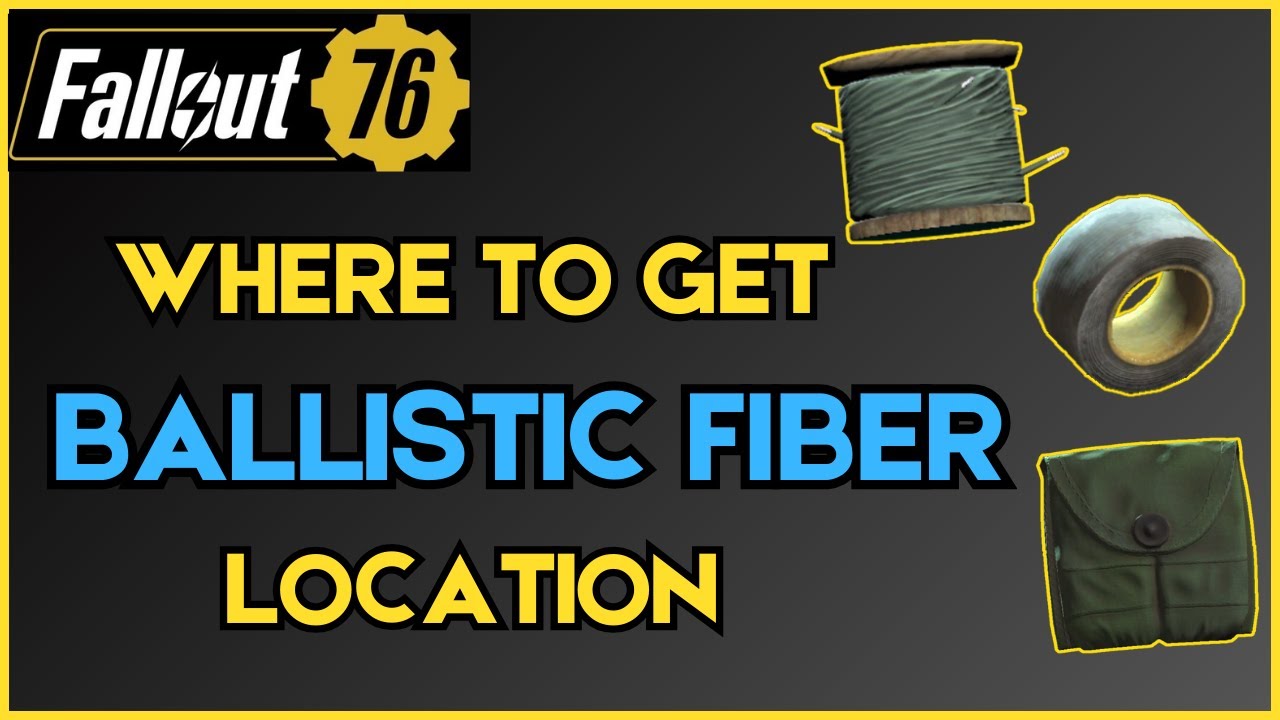 How To Get Ballistic Fiber \ Camp Mcclintock Location Fallout 76 - YouTube