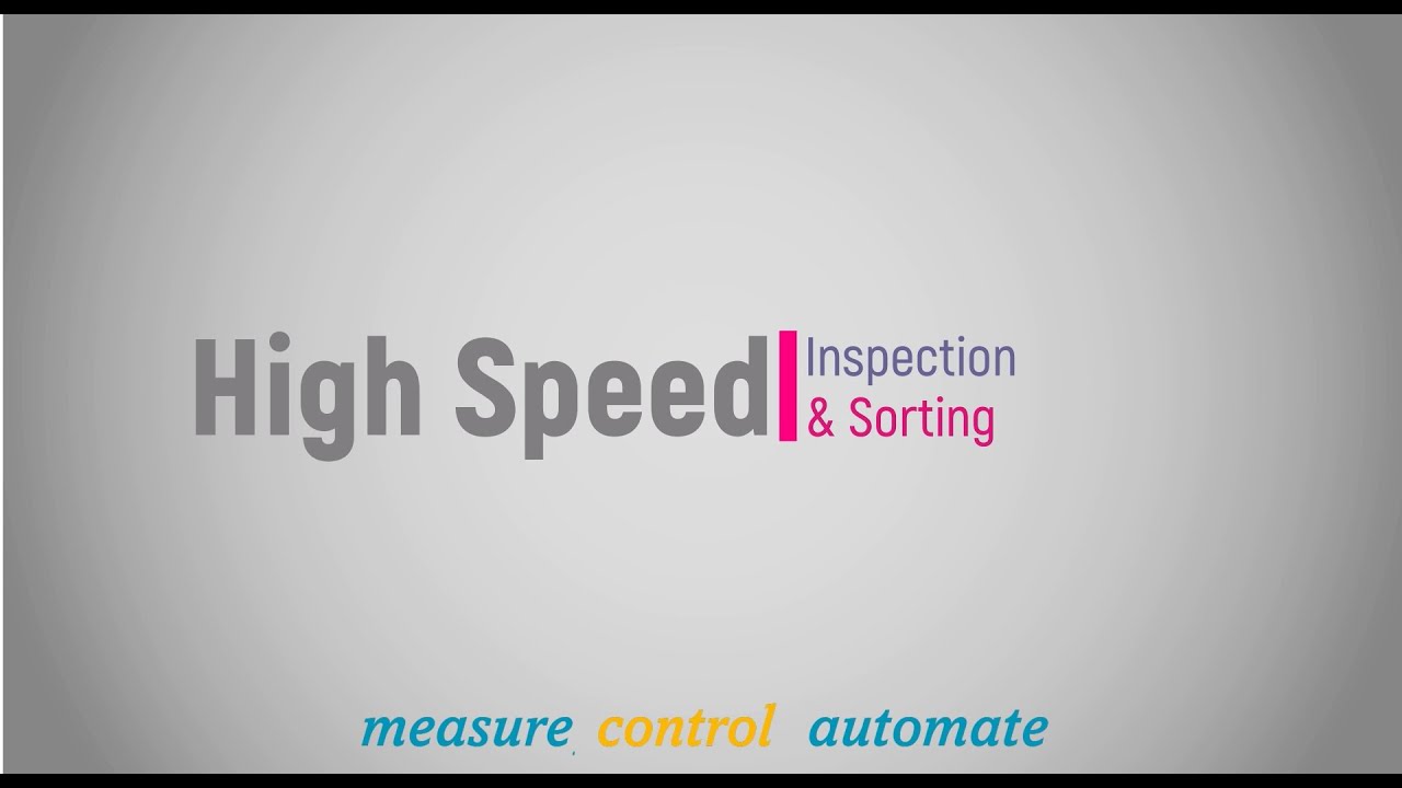 Automated High Speed Inspection & Sorting Machine - YouTube