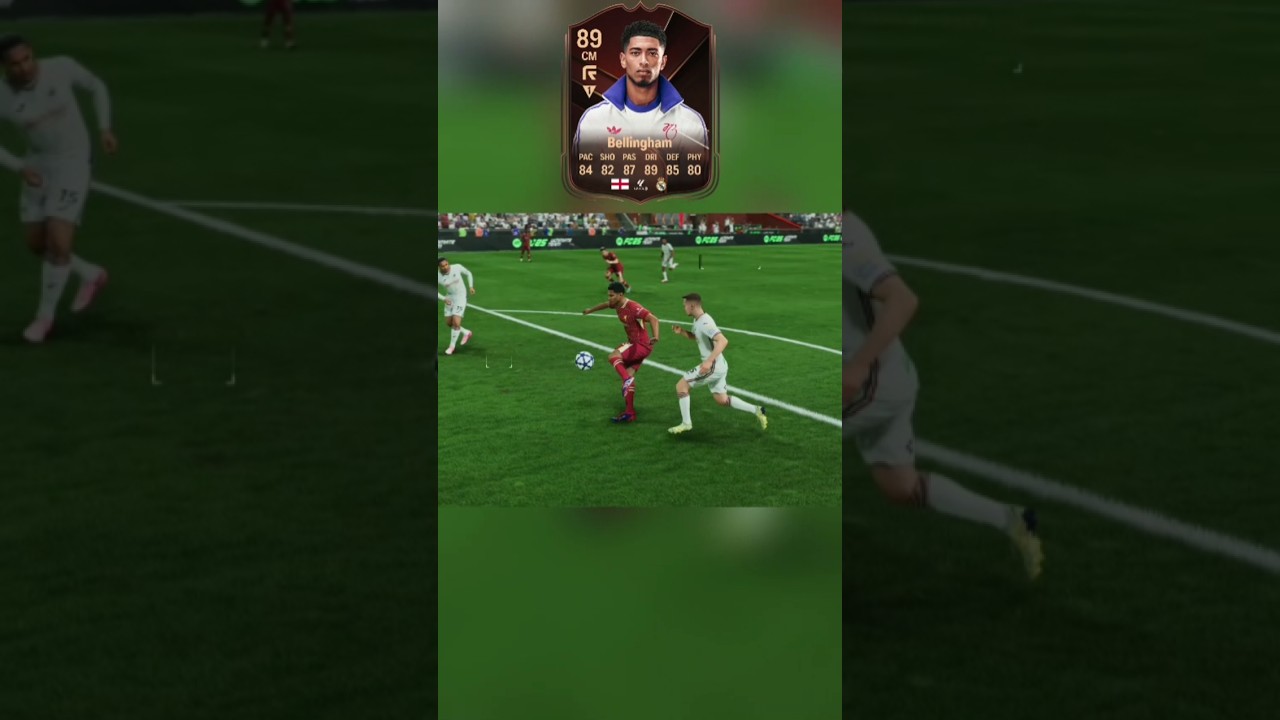 Jude Bellingham ultimate cover star Fc 25 card in action #bellingham # ...