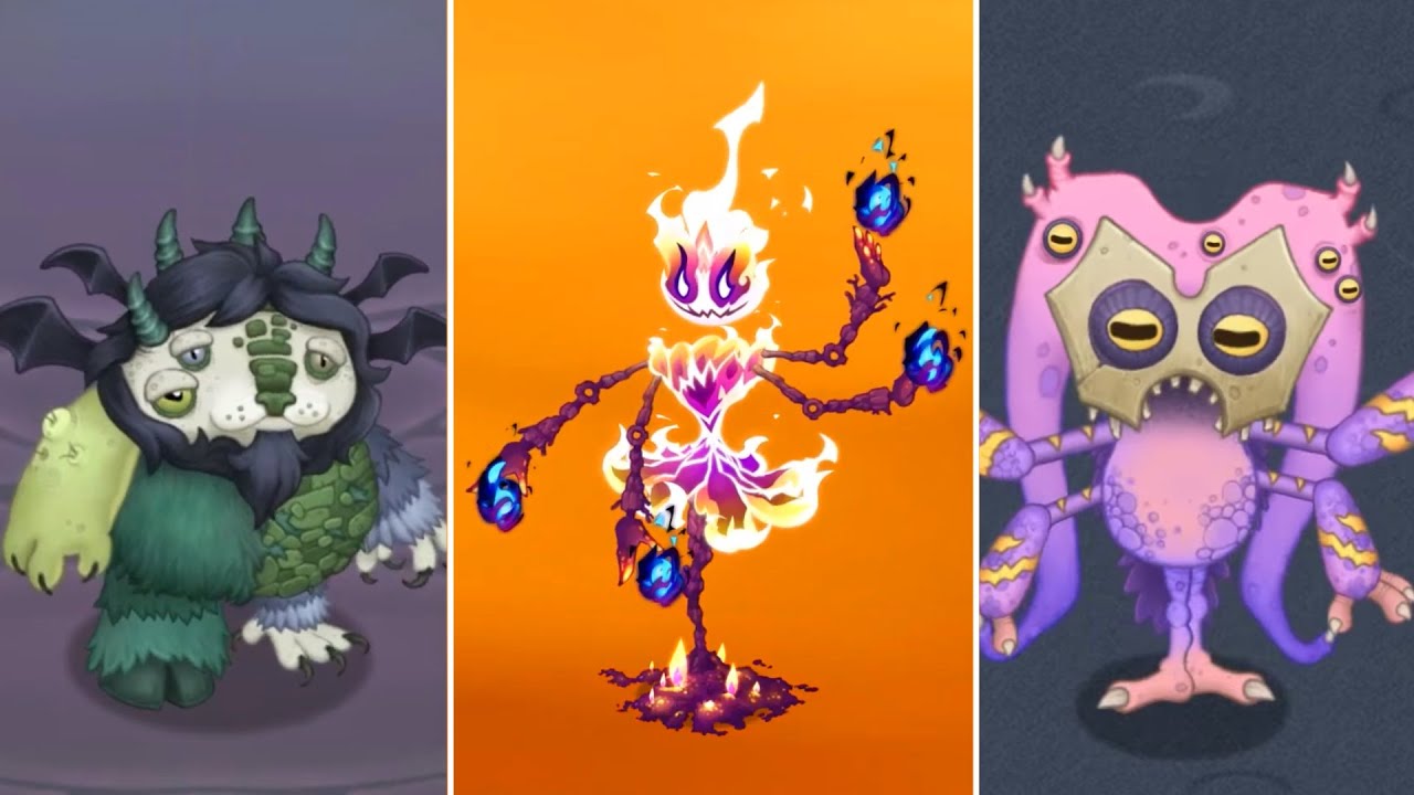 Epic Candelavra, Rare Nitebear & Epic Knurv | My Singing Monsters - YouTube