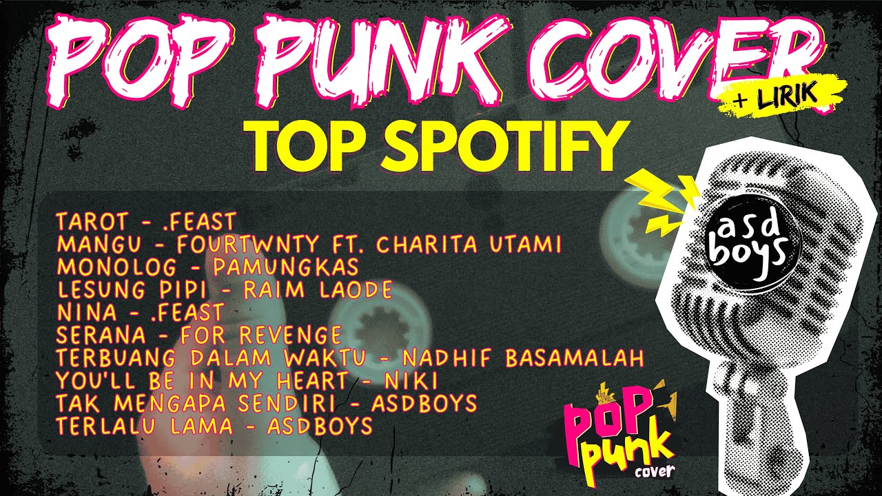 PLAYLIST POP PUNK COVER TOP SPOTIFY PALING ENAK | POP PUNK COVER 🎸 BY ...